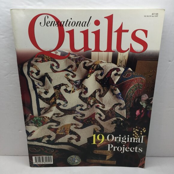Sensational Quilts | Art | Vintage Sensational Quilts Magazine 9 Original Projects Diy Quilting ...
